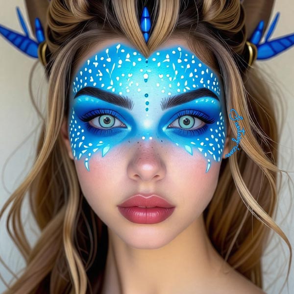 Dive into Fantasy with Blue Halloween Contacts for Cosplay – fantasy-icon