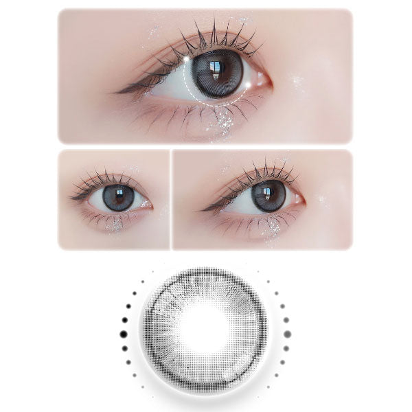 ANN ash gray color contacts grey Natural Lens – fantasy-icon