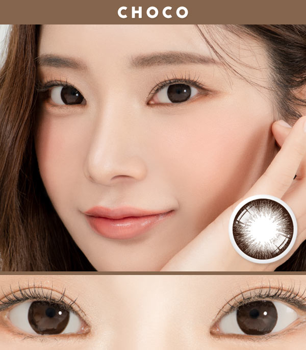 Cocoa choco brown contacts Silicone hydrogel lens – fantasy-icon