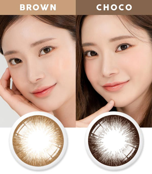 Cocoa choco brown contacts Silicone hydrogel lens – fantasy-icon