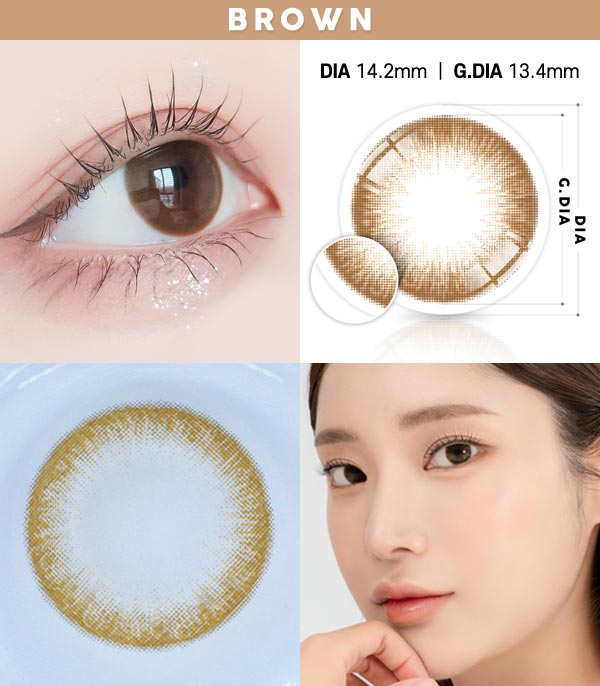 Cocoa choco brown contacts Silicone hydrogel lens – fantasy-icon