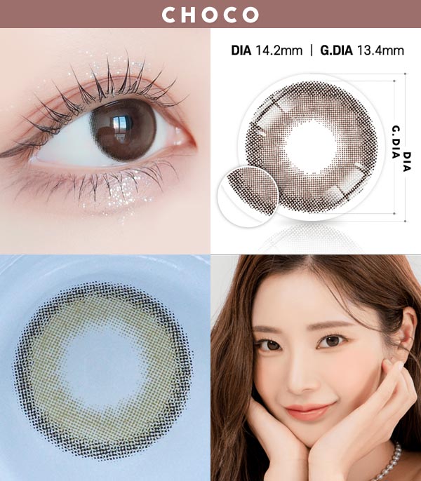 Gabby brown gray choco contacts 4 Lenses – fantasy-icon