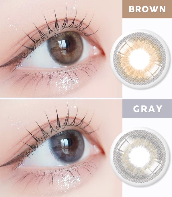 Ivy brown gray contacts 4 Lenses – fantasy-icon