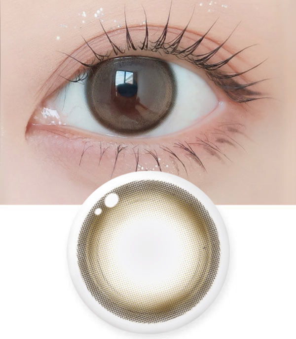 Silicone hydrogel Cream cherry GNG choco contacts – fantasy-icon