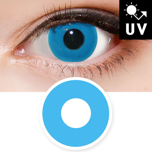 Halloween Blue Contacts Cosplay Solid Lenses | Prescription – fantasy-icon