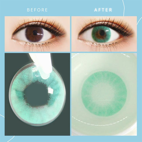Fancy aqua marine contacts green Halloween Natural Lenses – fantasy-icon