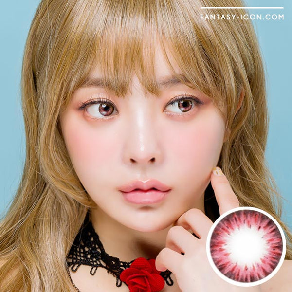 Gemstone Pink Contacts | Silicone Hydrogel Lens | fantasy-icon.com