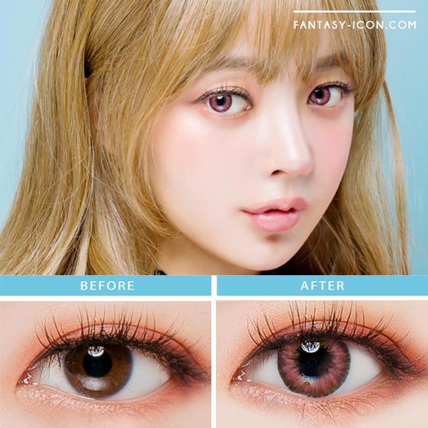 Gemstone Pink Contacts | Silicone Hydrogel Lens | fantasy-icon.com