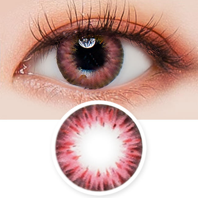 Gemstone Pink Contacts | Silicone Hydrogel Lens | fantasy-icon.com
