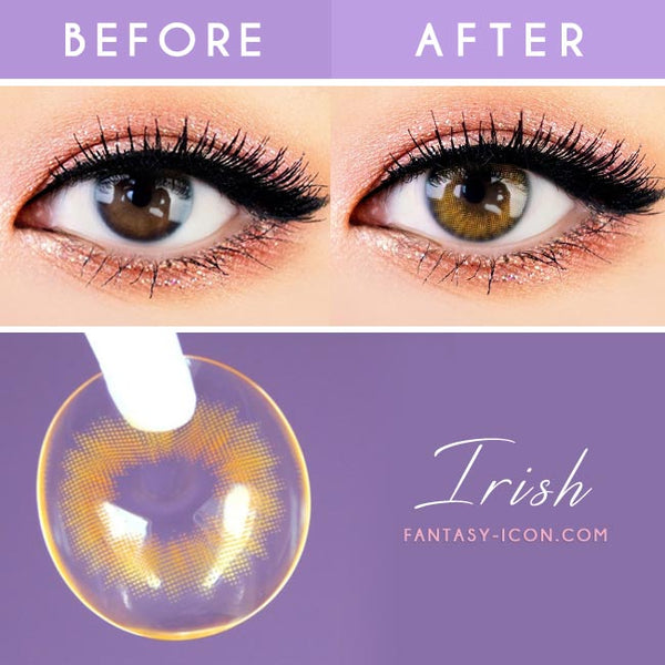 Natural Lens | Irish Hazel Brown Colored Contacts 4 Lenses | fantasy ...