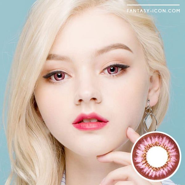 Mimi Pink Contacts | Enlarging Contacts | Circle Lenses – fantasy-icon
