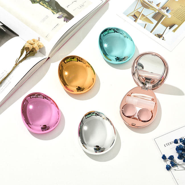 Mirror Colorful Contact Lens Case - Water drop Contact Lenses Box ...