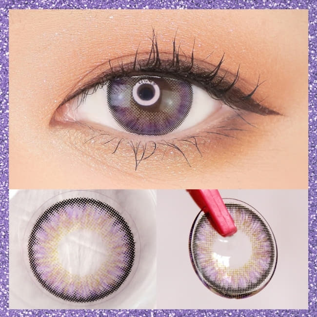 Violet Toric Lens Moist Barbie | Purple Contacts For Astigmatism ...