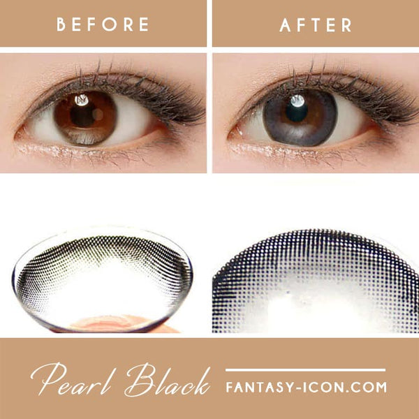 Pearl Black Contacts for Hperopyia | farsightedness – fantasy-icon