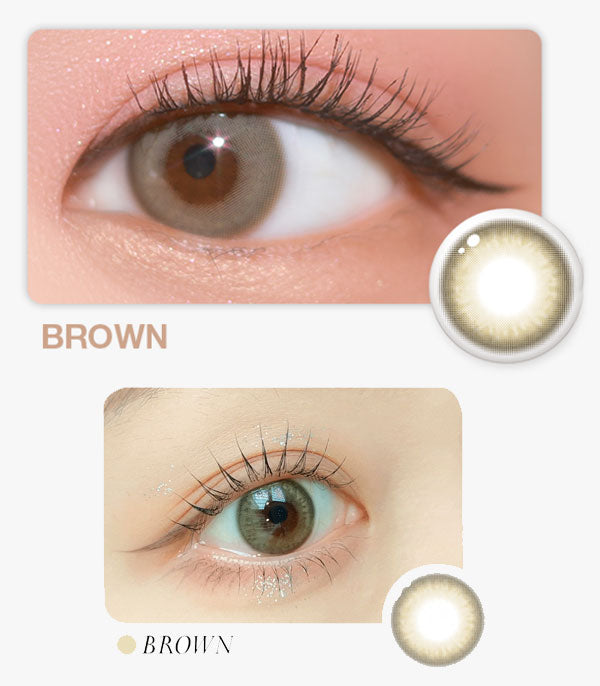 Silicone hydrogel Selene bono brown contacts - GNG – fantasy-icon