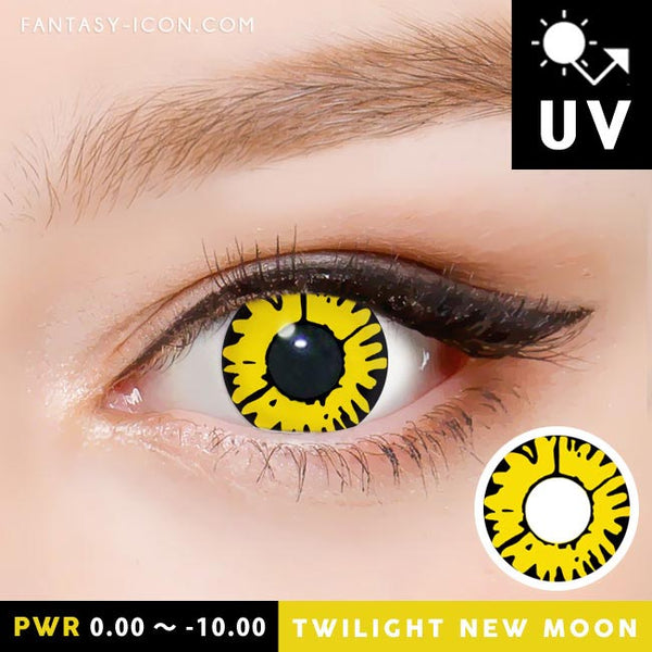 Twilight New Moon Yellow Contacts | Halloween Lenses Prescription ...