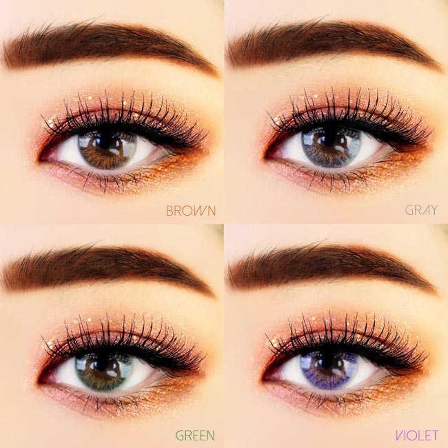 Eyes on You Violet Colored Contacts | Natural Lens | Purple Lens ...