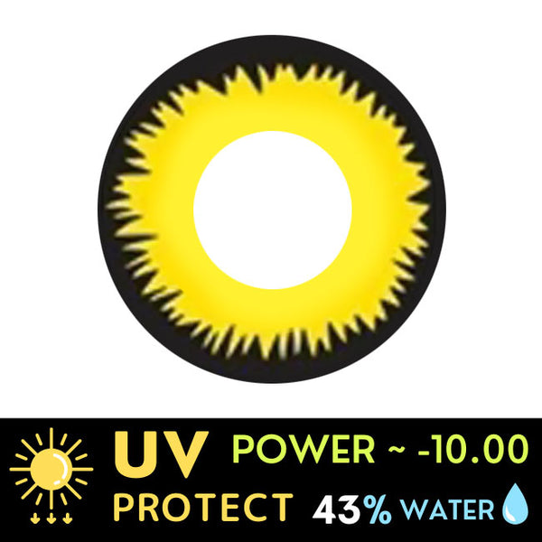 Werewolf Yellow Contacts Halloween Lenses Twilight | Prescription ...