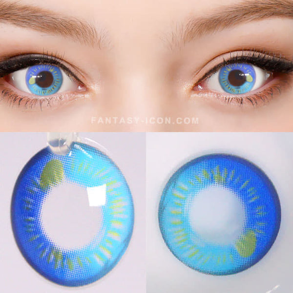 Water Drop Cosplay Blue Contacts | Aqua Lenses | Coscon Anime Lenses ...