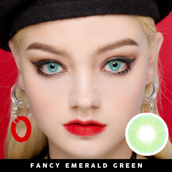 Fancy Emerald Green Contacts | Natural Lenses – fantasy-icon