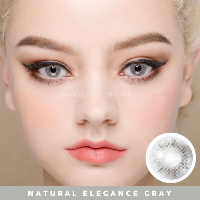 Natural elegance Grey contacts | UV Blocking Gray contact lens ...