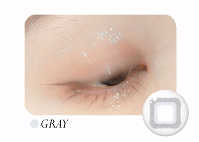 Square gray contacts Silicone hydrogel Lens - monthly – fantasy-icon