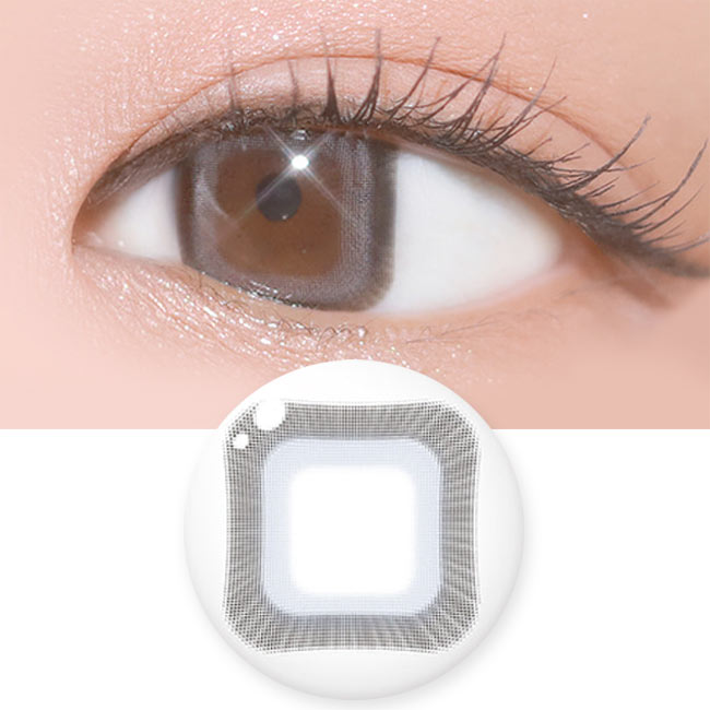 Square gray contacts Silicone hydrogel Lens - monthly – fantasy-icon